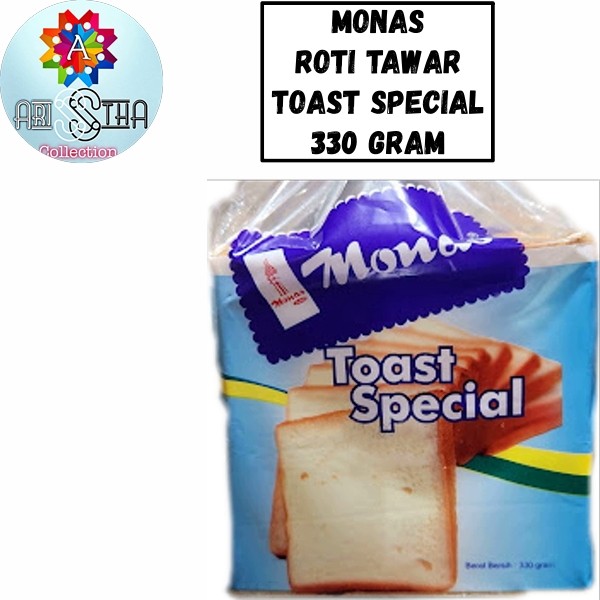 Jual Monas Roti Tawar Toast Special 330 Gram | Shopee Indonesia