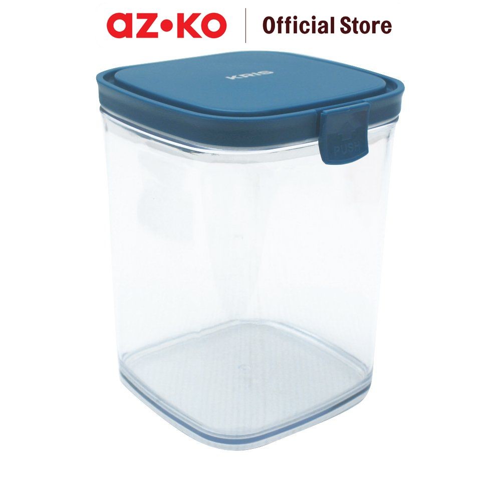 Jual AZKO Kris 1.5 ltr Stoples Square - Biru Jar Tempat Simpan Snack ...