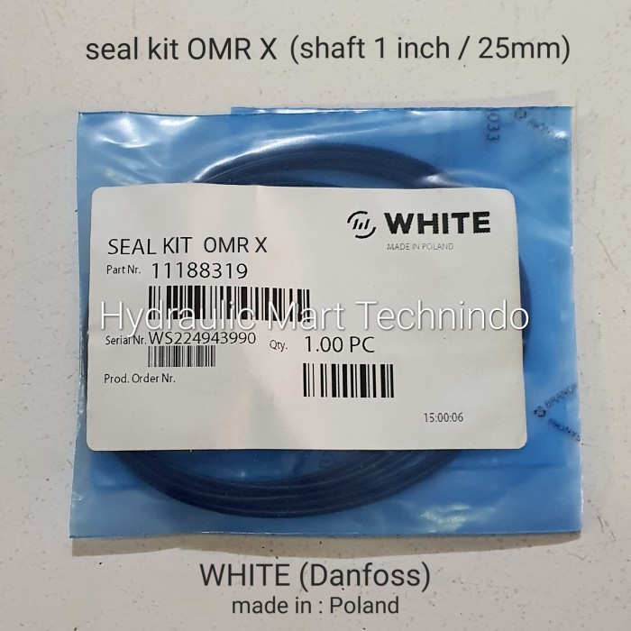 Jual seal kit hydraulic motor OMR X orbital motor OMR X WHITE (Danfoss ...
