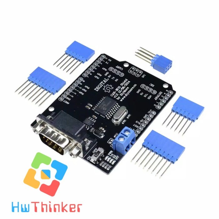 Jual PA99 SPI MCP2515 EF02037 CAN-BUS Shield Controller for arduino ...