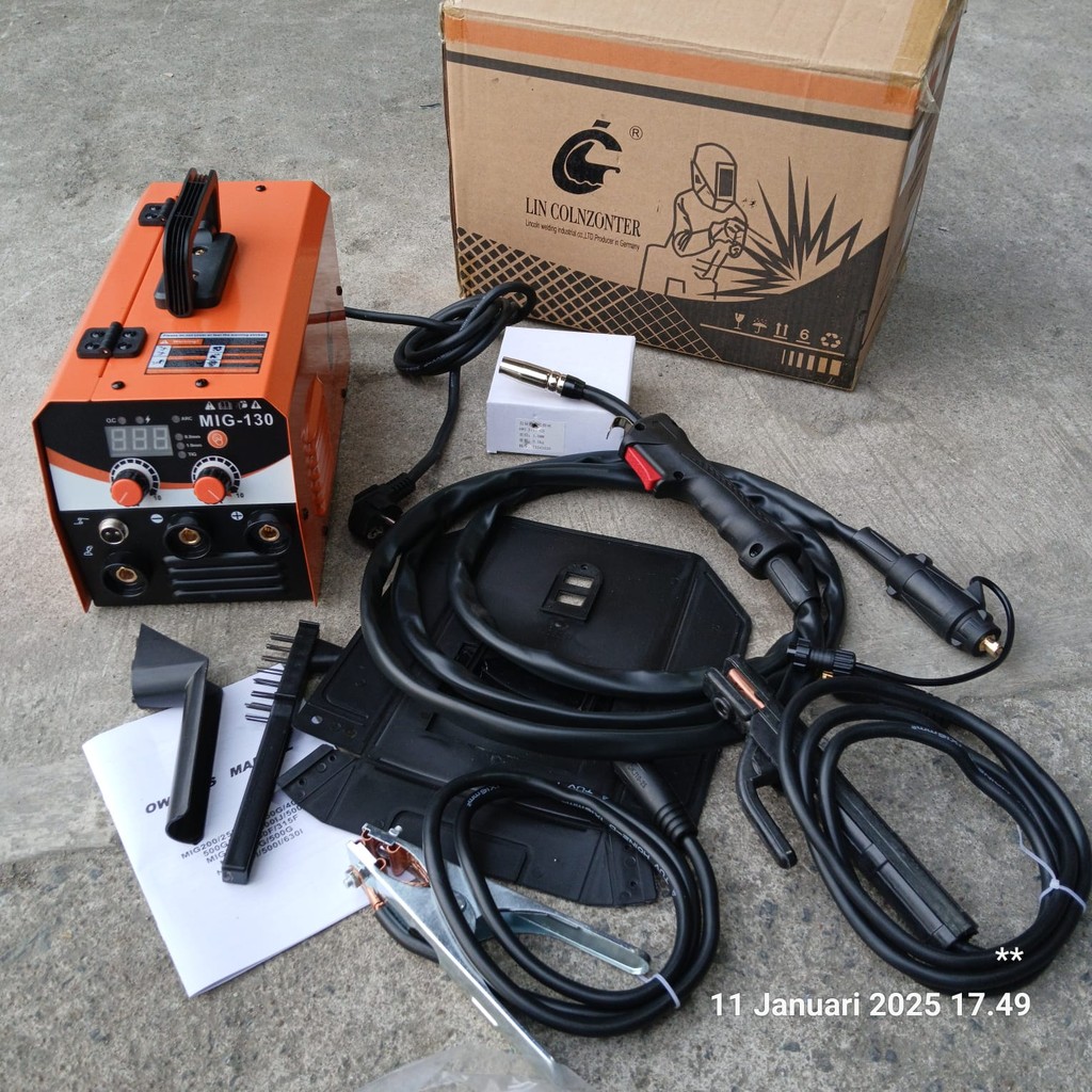 Jual Mesin Las mig Listrik trafo las welding inverter Las Tanpa Gas Travo Inverter MIG 250 Mesin ...