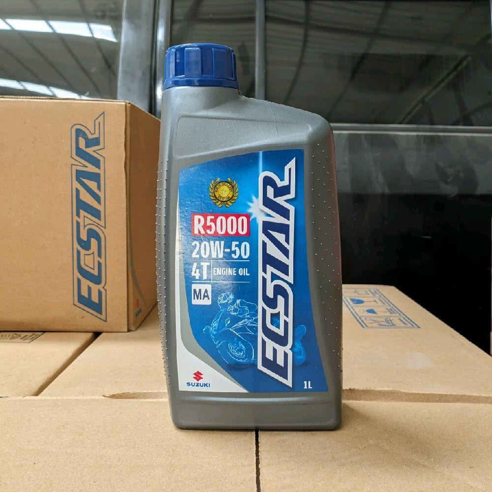 Jual OLI SUZUKI SGO ECSTAR R5000 4T SAE 20W-50 1 Liter | Shopee Indonesia