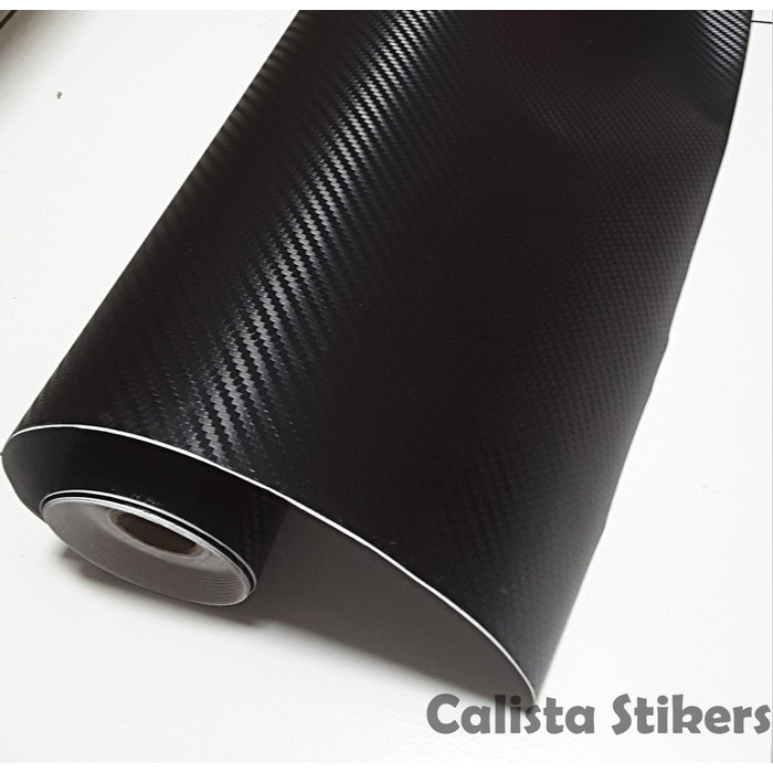 Jual Stiker Skotlet Karbon Sticker Carbon Hitam Black 3D Tekstur Motor ...