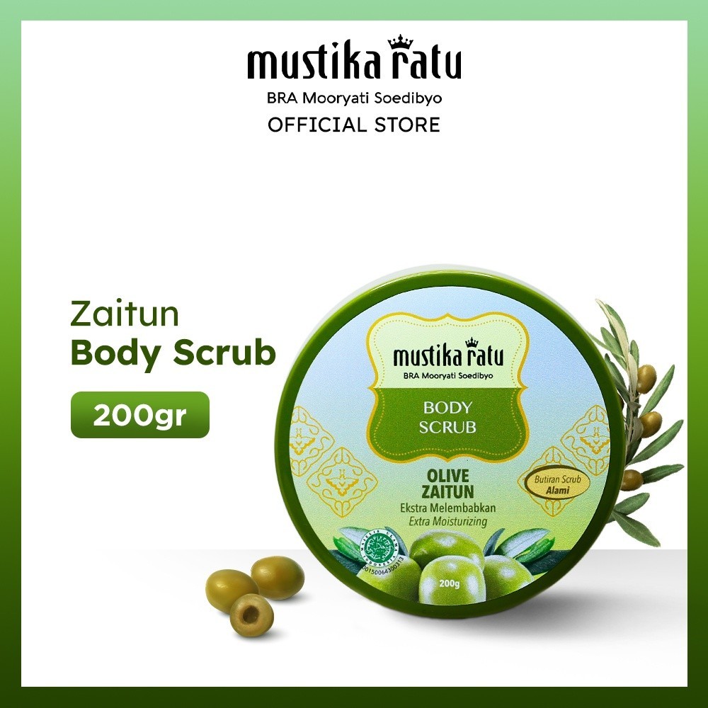 Jual Mustika Ratu Zaitun Body Scrub Netto 200 Gr - Dengan Butiran ...