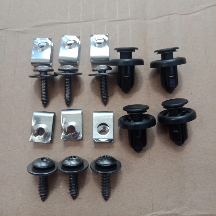 Jual baut clip cover engine dek bah honda HRV | Shopee Indonesia