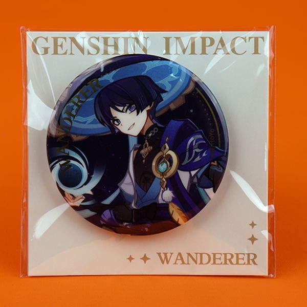 Jual Wanderer Seven Saint Summon Series Can Badge - Genshin Impact 7 ...
