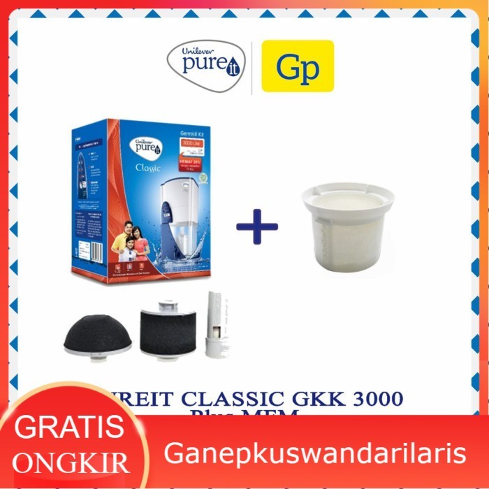 Jual Filter Germ Kill Kit GKK 3000L dan MFM Pure it Classic 9L/23L ...