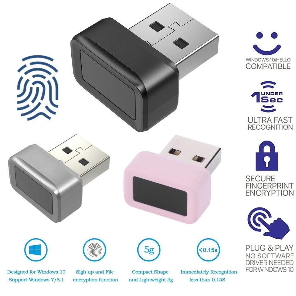 Jual USB Fingerprint Key Reader Biometric Fingerprint Scanner Anti ...