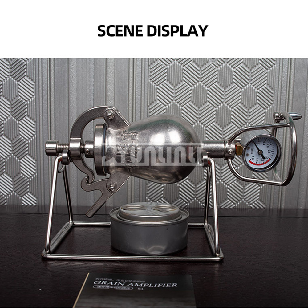 Jual 230ml Popcorn Machine Stainless Steel Mini Popcorn Puffing Machine ...