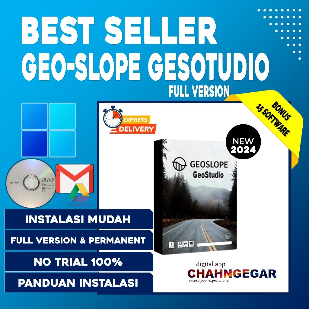Jual GEO-SLOPE GeoStudio 2024 Pro Full Version Lisensi Lifetime ...