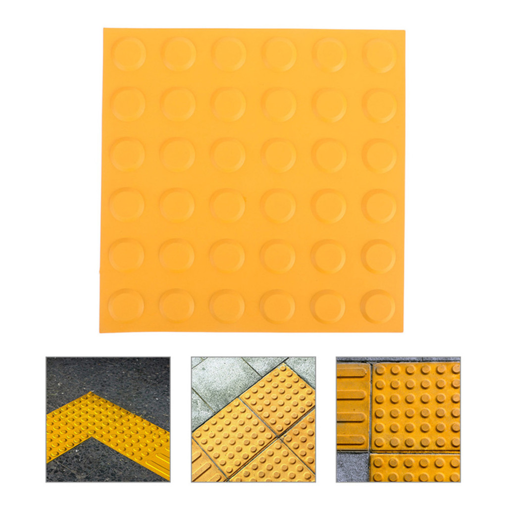Jual PVC Blind Road Sidewalk paving block 30*30cm lantai karet Panduan ...