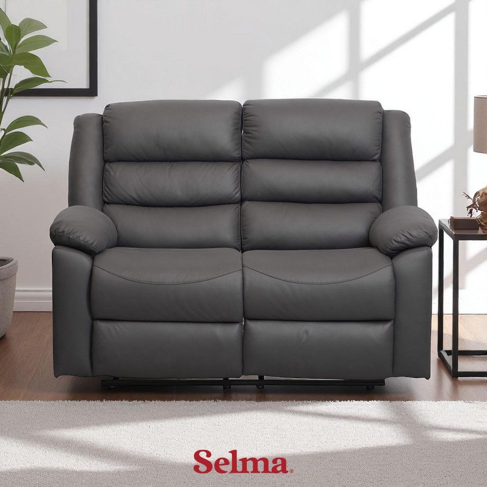 Jual Selma Lexus Sofa Recliner Fabric 2 Seater - Abu-Abu Tua Tempat Duduk Rebahan Sofa Santai ...