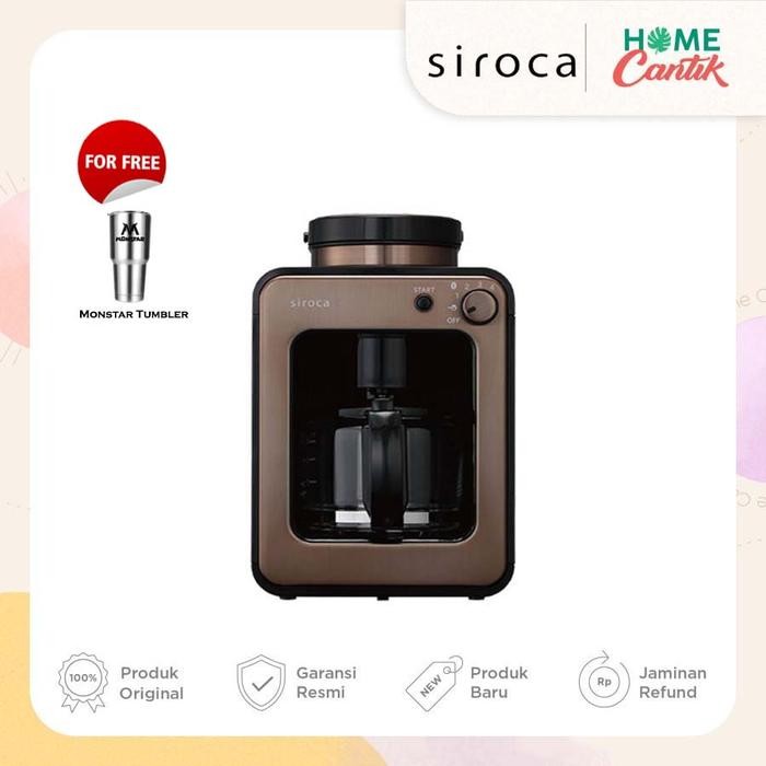 Jual Siroca Fully Automatic Coffee Maker Brown IAK1153 Code | Shopee ...