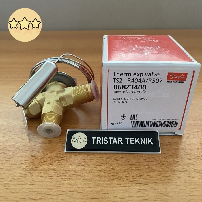 Jual DANFOSS EXPANSI EXPANSION VALVE TS2 068Z3400 DANFOS TS-2 TS 2 EXP ...