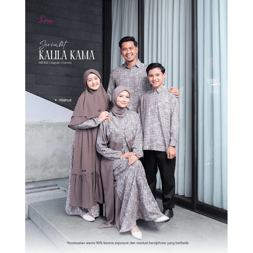 Jual Abika Sarimbit Lebaran 2026 Terbaru / Kalila Kama - Walnut ...