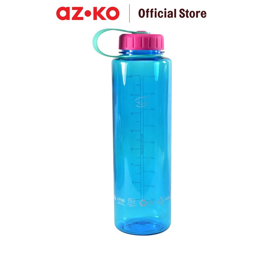 Jual AZKO Kris 900 Ml Botol Minum Screw Lid - Biru | Shopee Indonesia