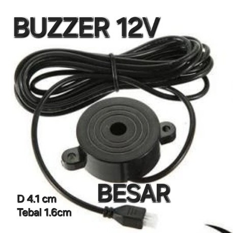 Jual JN99 ( BUZER 12V BESAR ) BUZZER 12 V Volt DC sensor parkir ...