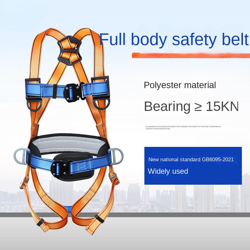 Jual High Altitude Work Safety Belt Full Body Five-point Safety Harness ...