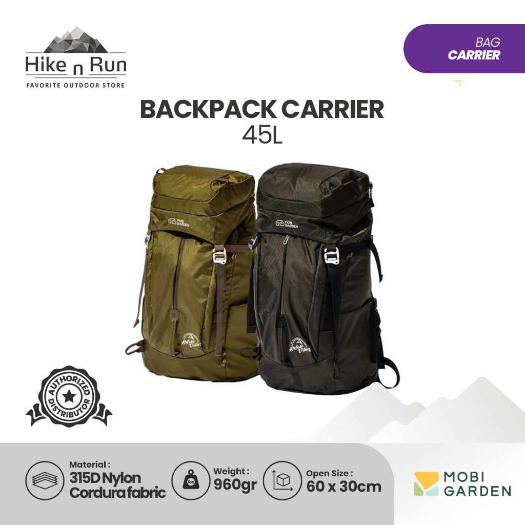 Jual Tas Backpack Camping Mobi Garden NX21664024 Backpack Carrier 45L ...