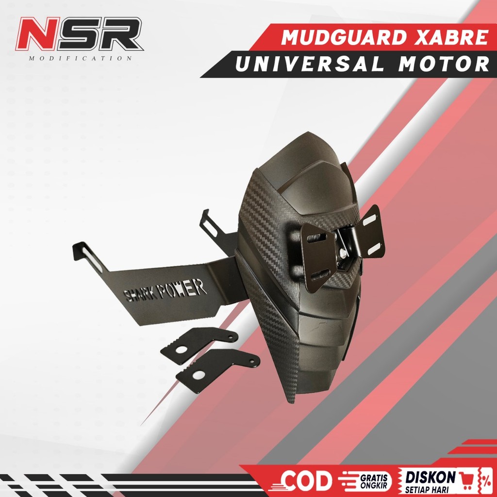 Jual MUDGUARD UNIVERSAL-Mud Guard Penahan Lumpur AGRAS Buat R15 V2/V3 ...