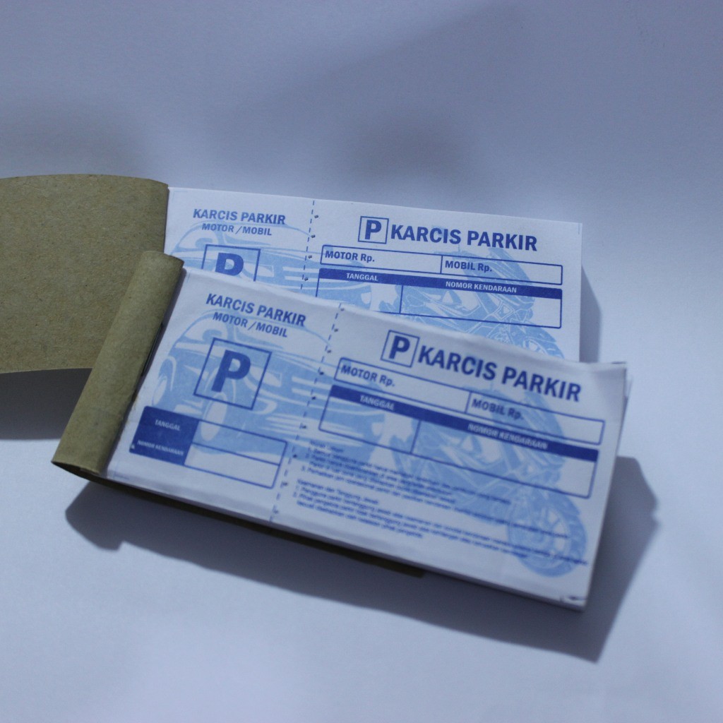 Jual Karcis parkir murah terjangkau universal satuan #karcis #nota # ...