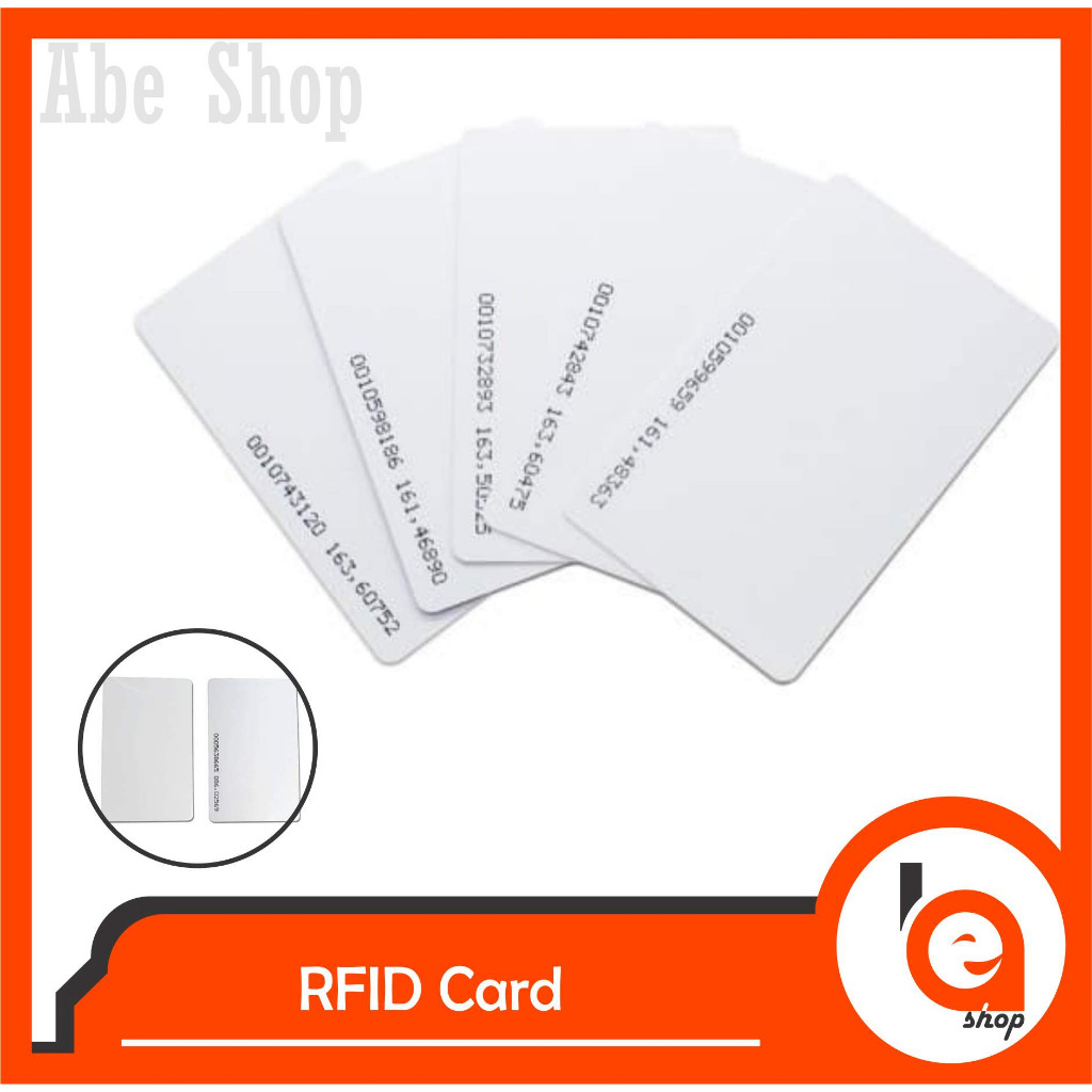 Jual Kartu RFID Card IC 13.56Mhz ID 125Khz Kartu Absensi Akses 14443A ...