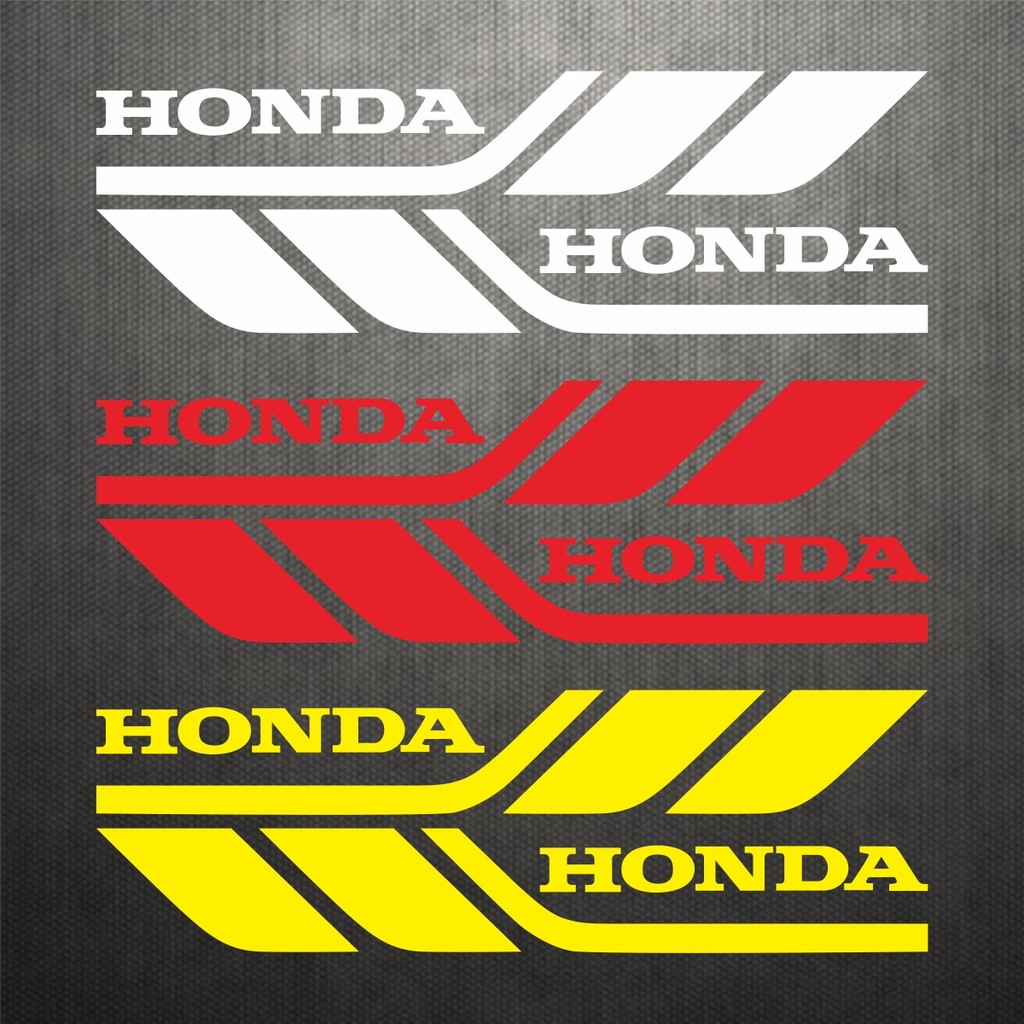 Jual STIKER CUTTING CUSTOM DESAIN Vinyl Honda Stickers Motorcycle Logo ...