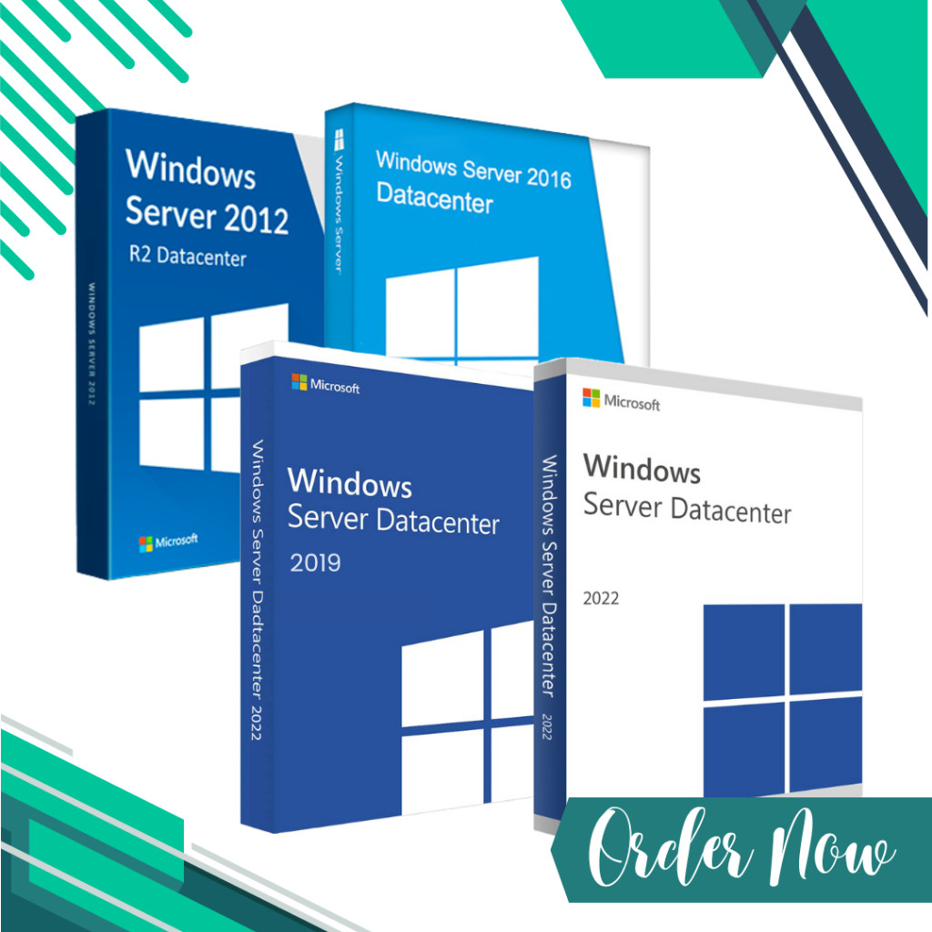 Jual WINDOWS SERVER 2022 | 2019 |2016 |2012 R2 DATACENTER DIGITAL ...