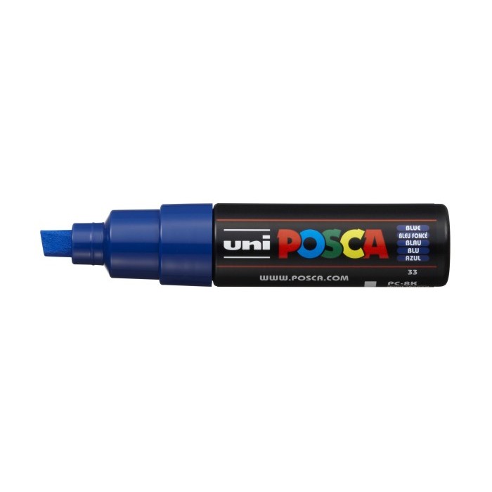 Jual Uni Posca Paint Marker PC-8K - Broad Chisel Point 8 mm Basic Color ...