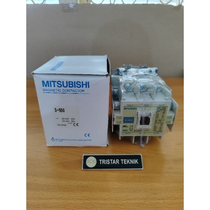 Jual MITSUBISHI CONTACTOR SN 50 Kontaktor s-n50 sn50 SN-50 | Shopee ...