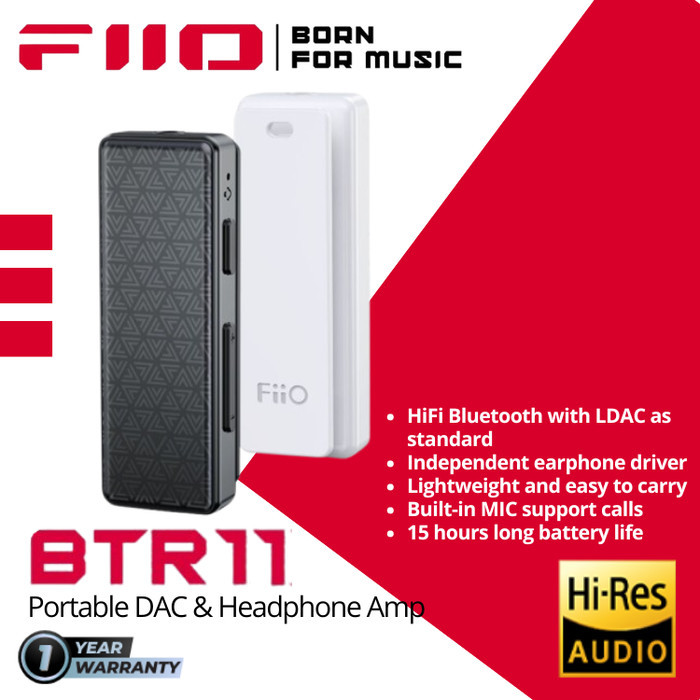 Jual FiiO BTR11 / BTR-11 / BTR 11 Portable Bluetooth DAC and Headphone Amplifier | Shopee Indonesia