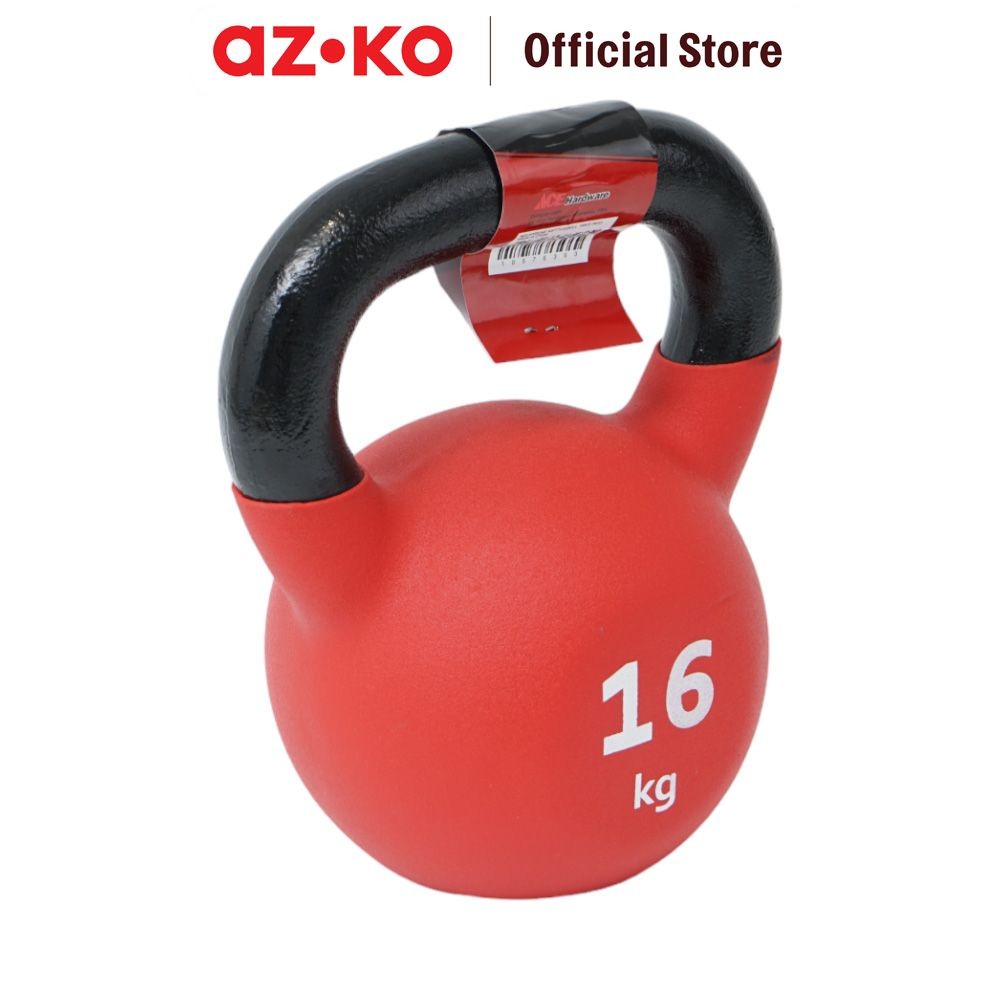 Jual AZKO Kinetic Neoprene Kettlebell 16 Kg Bola Barbel Dengan Pegangan ...