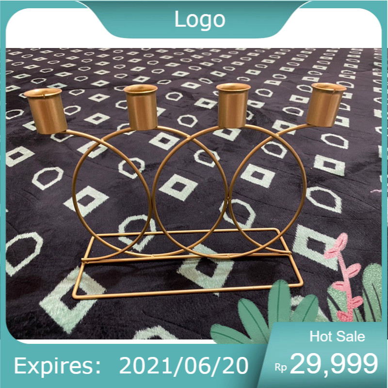 Jual BS-01 STAND LILIN 4 BARIS / TEMPAT LILIN MINIMALIS | Shopee Indonesia