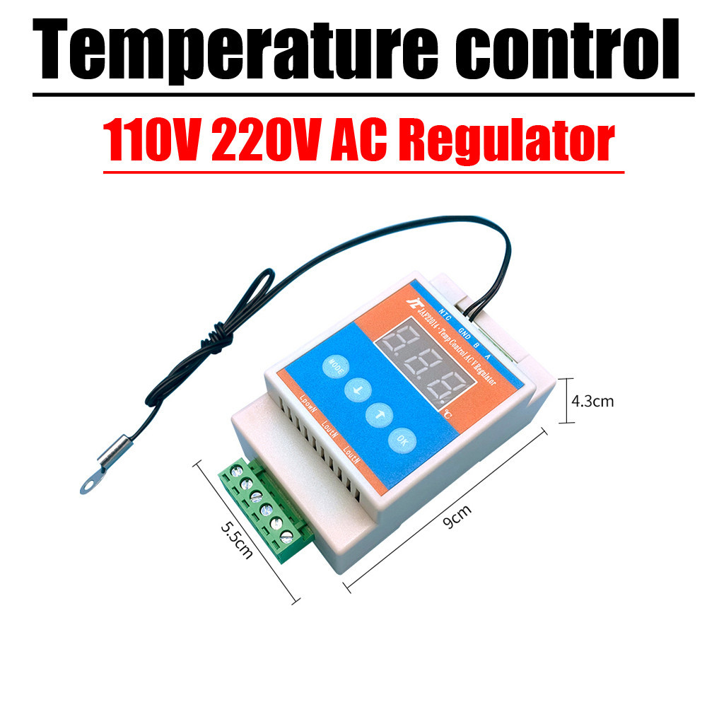 Jual AC 220V 110V Chassis Cabinet Temperature Control Heating AC Fan ...