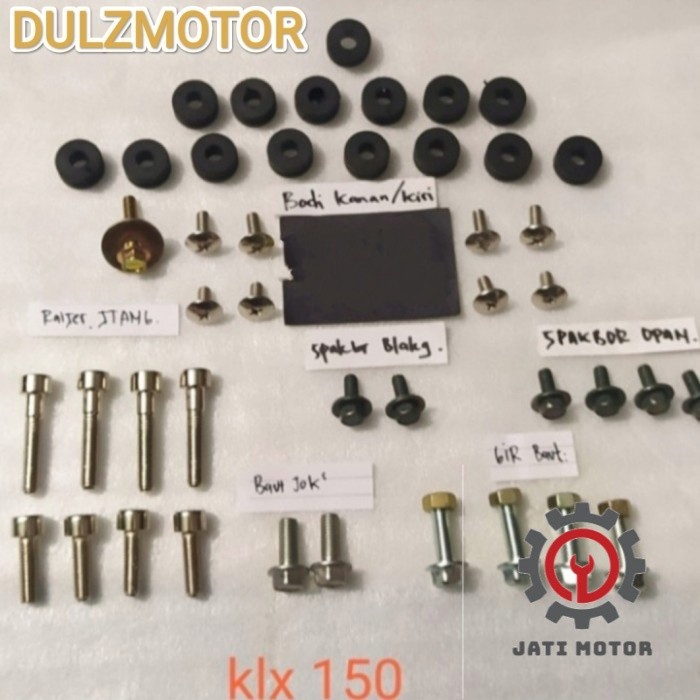 Jual Baud Full body bodi Karet Bodi KLX - Baut Setang KLX - Baut Gir ...