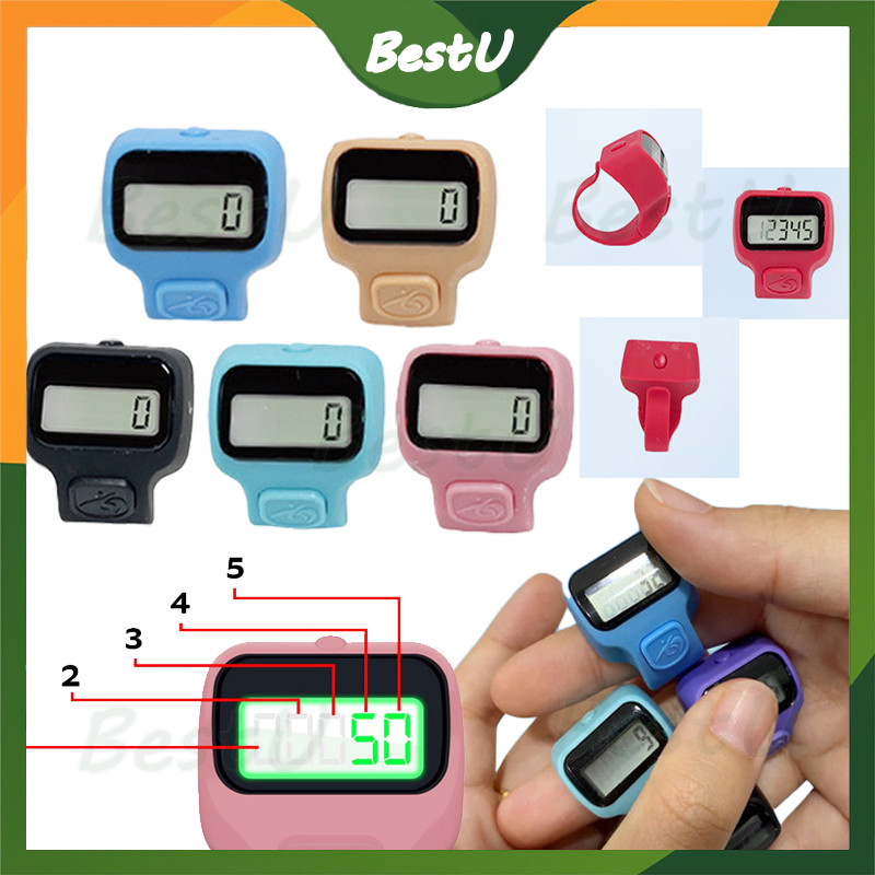 Jual Tasbih LED digital Model Cincin (free kotak) / Tasbih Digital LED ...