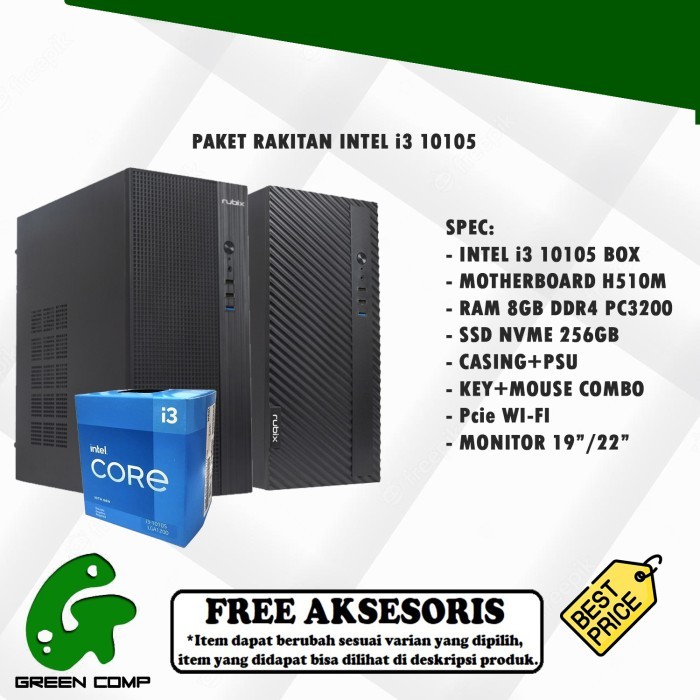 Jual PAKET PC RAKITAN I3 10105 | Shopee Indonesia