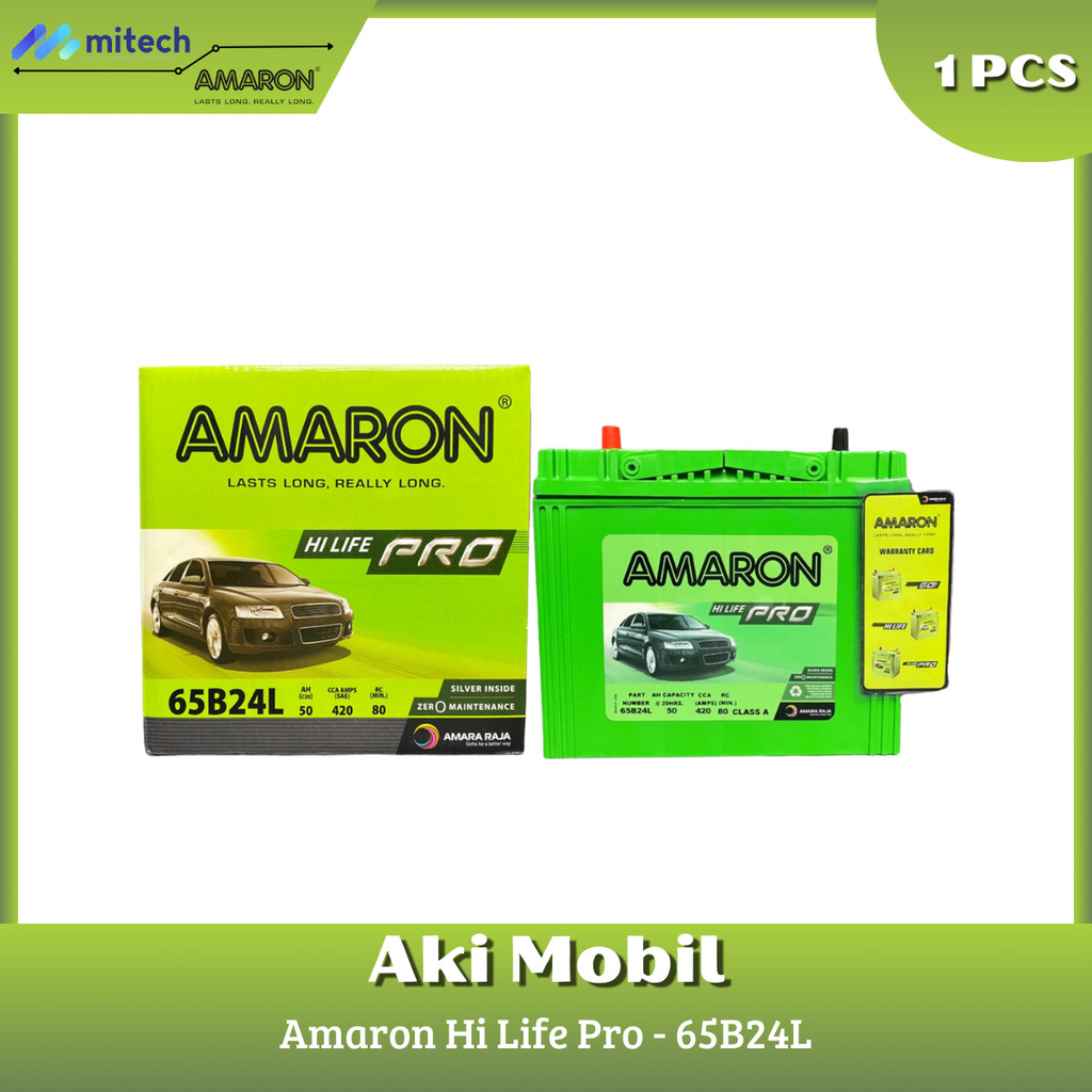 Jual AMARON HI-LIFE Pro Aki Kering Mobil Nissan Sentra NS60L / 65B24L ...