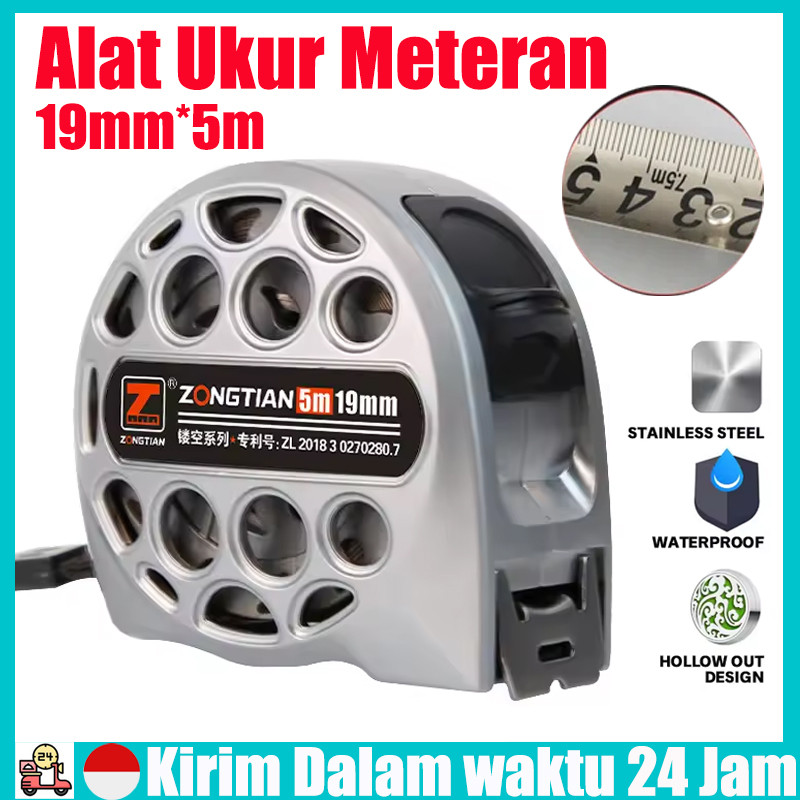 Jual Meteran anti karat 7.5m Alat Ukur Meteran Roll ABS 3m/5m/7.5m ...