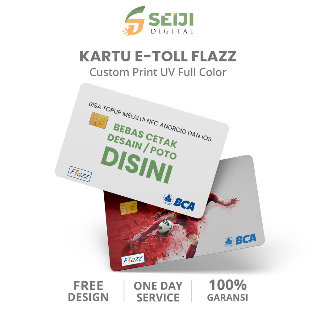 Jual Flazz E-toll Gen 2 Custom Cetak Print Bebas/Souvenir/Promosi ...