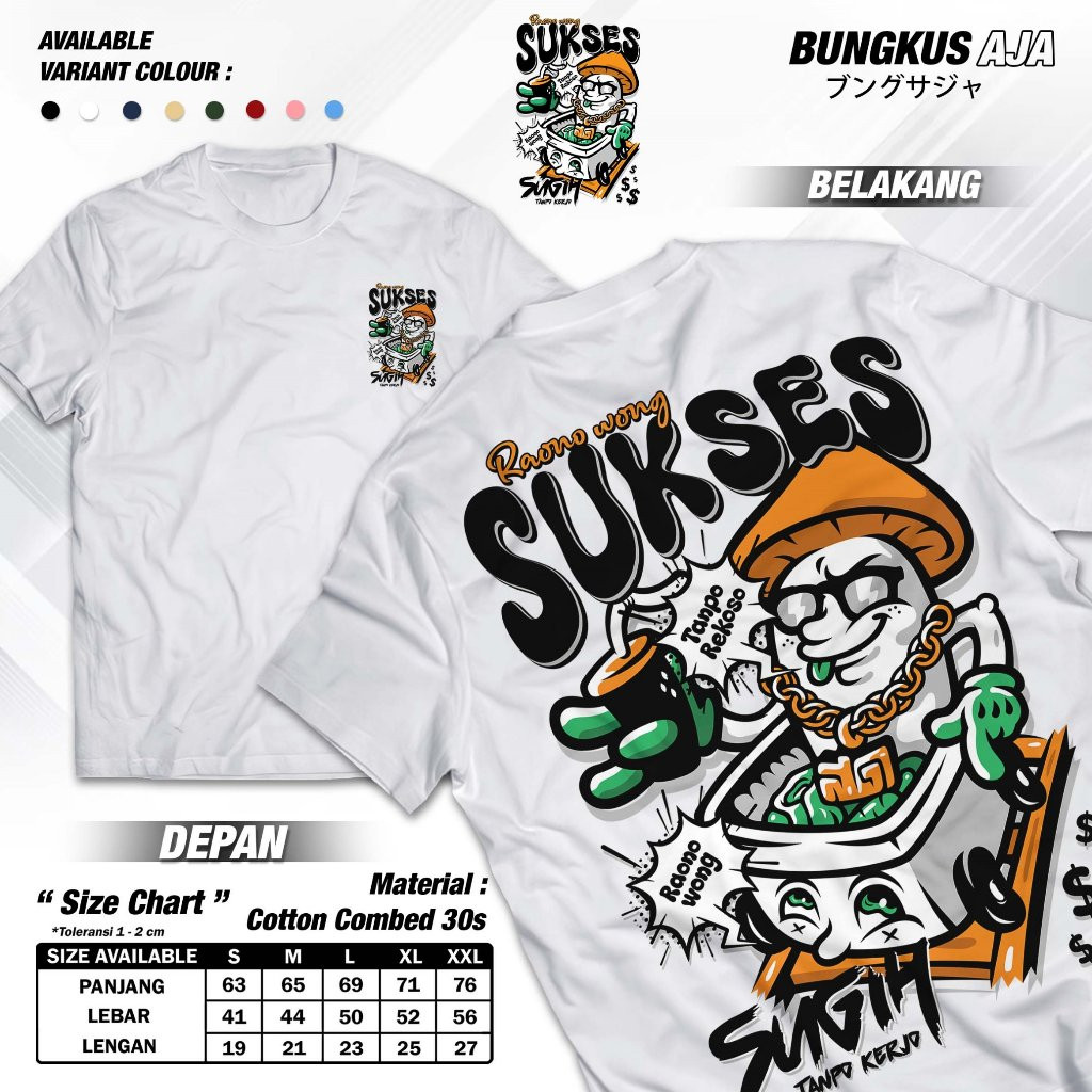 Jual Kaos Pasukan Pekerja Keras Raono Wong Sukses Tanpo Rekoso - Baju Kata Kata Viral Pejuang ...