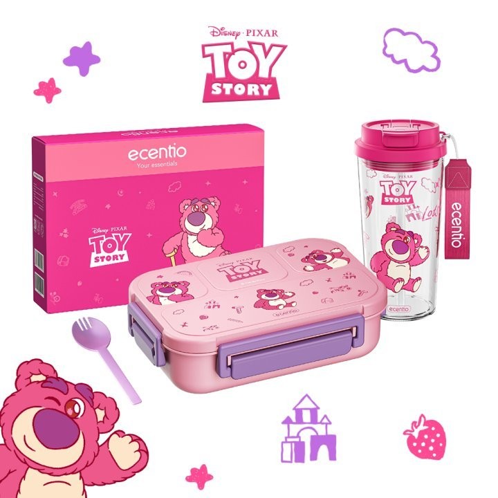 Jual FR54E [Lotso & Stitch] ecentio Disney Original kotak makan anak ...