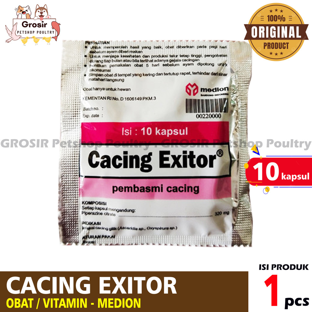 Jual OBAT CACING AYAM CACING EXITOR OBAT AYAM SAKIT CACINGAN OBAT ...