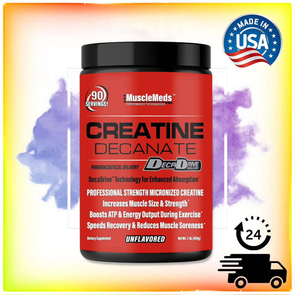 Jual MuscleMeds Bubuk Creatine Decanate Untuk pemulihan otot Mengisi ...