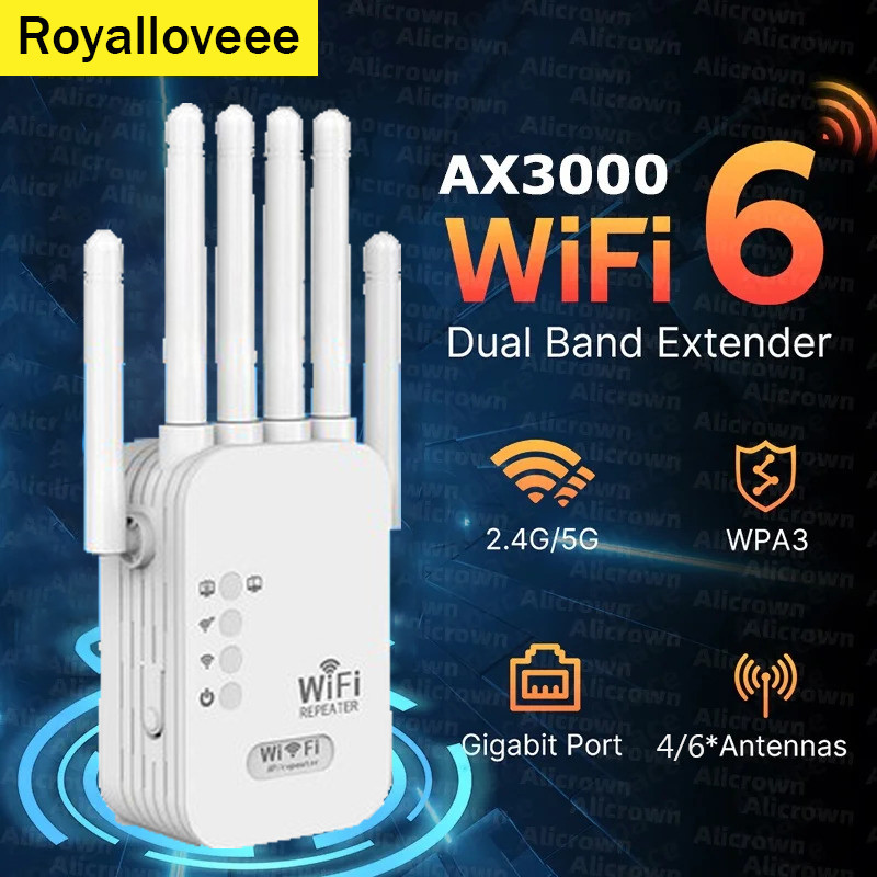 Jual Wifi-Repeate-Wifi-Range-Extender-Router-Penguat-Sinyal-WiFi-Booster-2.4G/5G-Wi-Fi ...