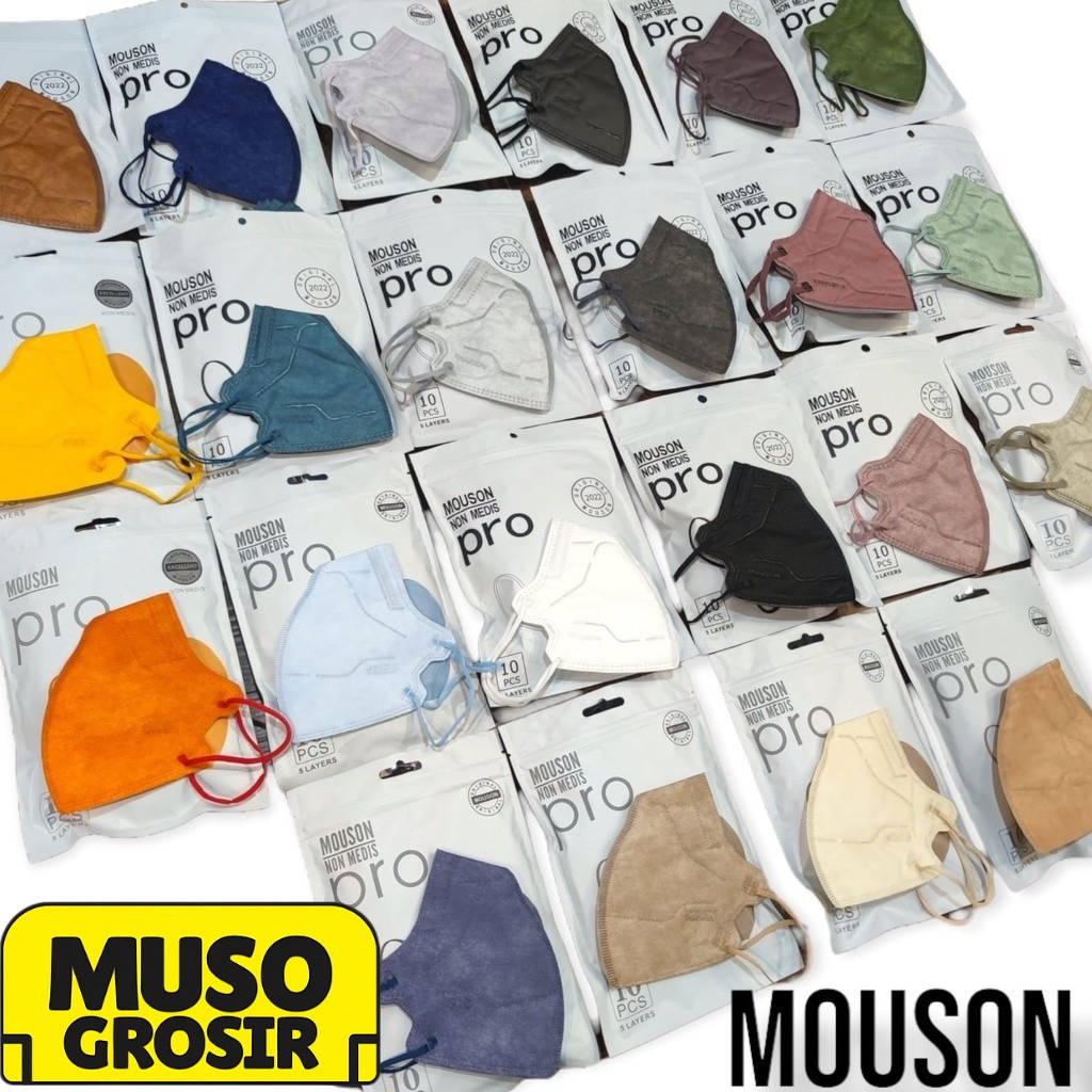 Jual MUSO | MASKER KN95 PRO MOUSON 5PLY - MASKER KN95 NEW KOREA DESIGN ...