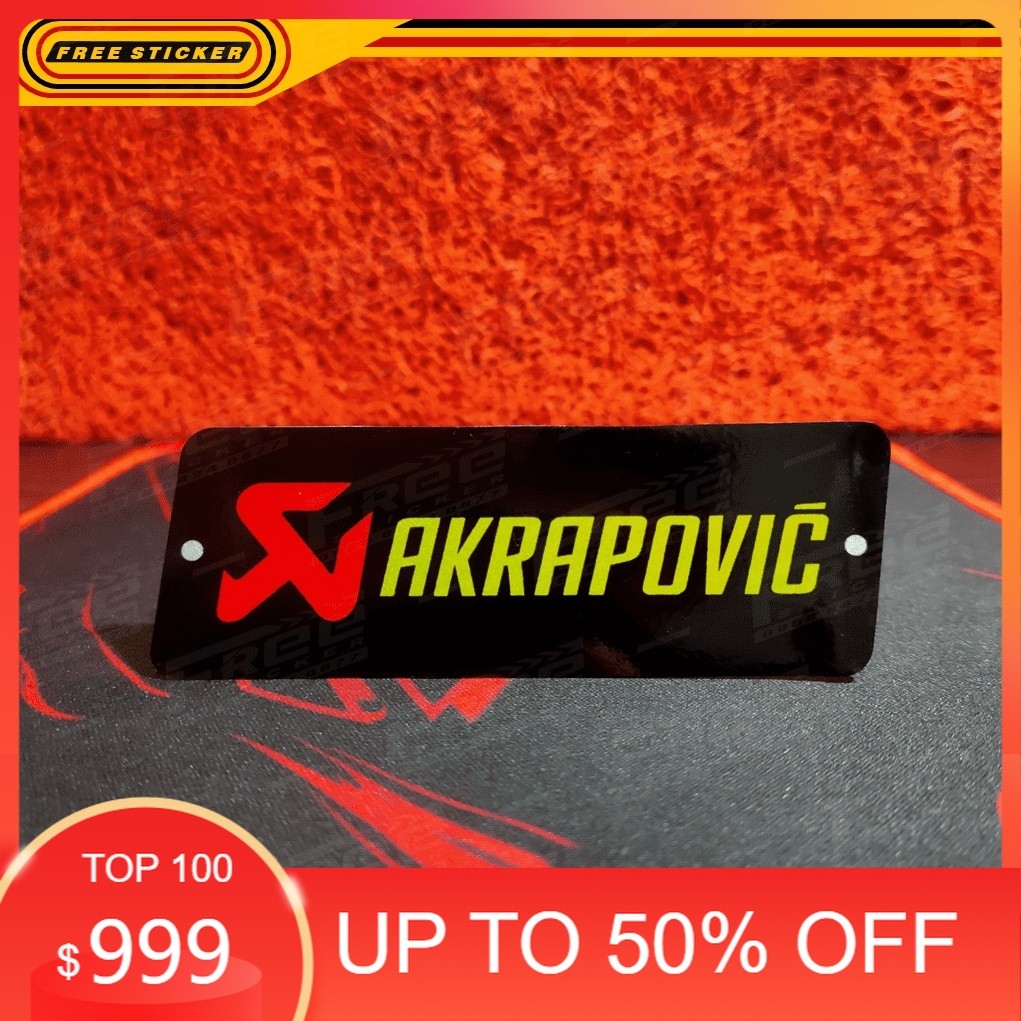 Jual Logo Emblem Knalpot AKRAPOVIC | Shopee Indonesia