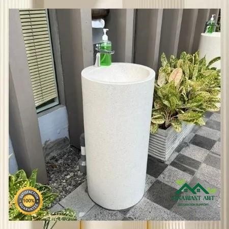 Jual Wastafel Portable Teraso Type Silinder Non Undakan Terazzo Teraso ...