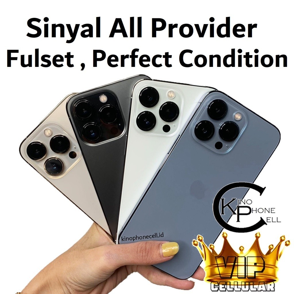 Jual iPhone 13 PRO / PRO MAX 256GB/128GB/512GB/1TB Second BEKAS ORIGINAL 100% Seken Apple ...