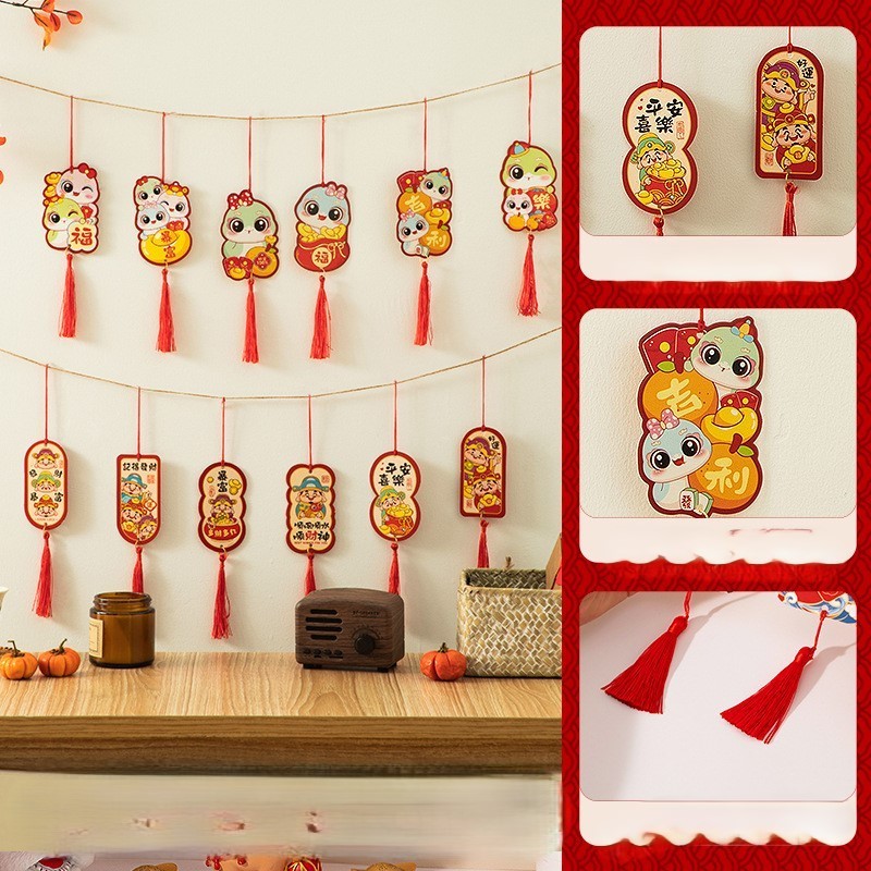 Jual GROSIR Gantungan Angpao Ular 2025 Dekorasi Hang Tag Hiasan Imlek ...